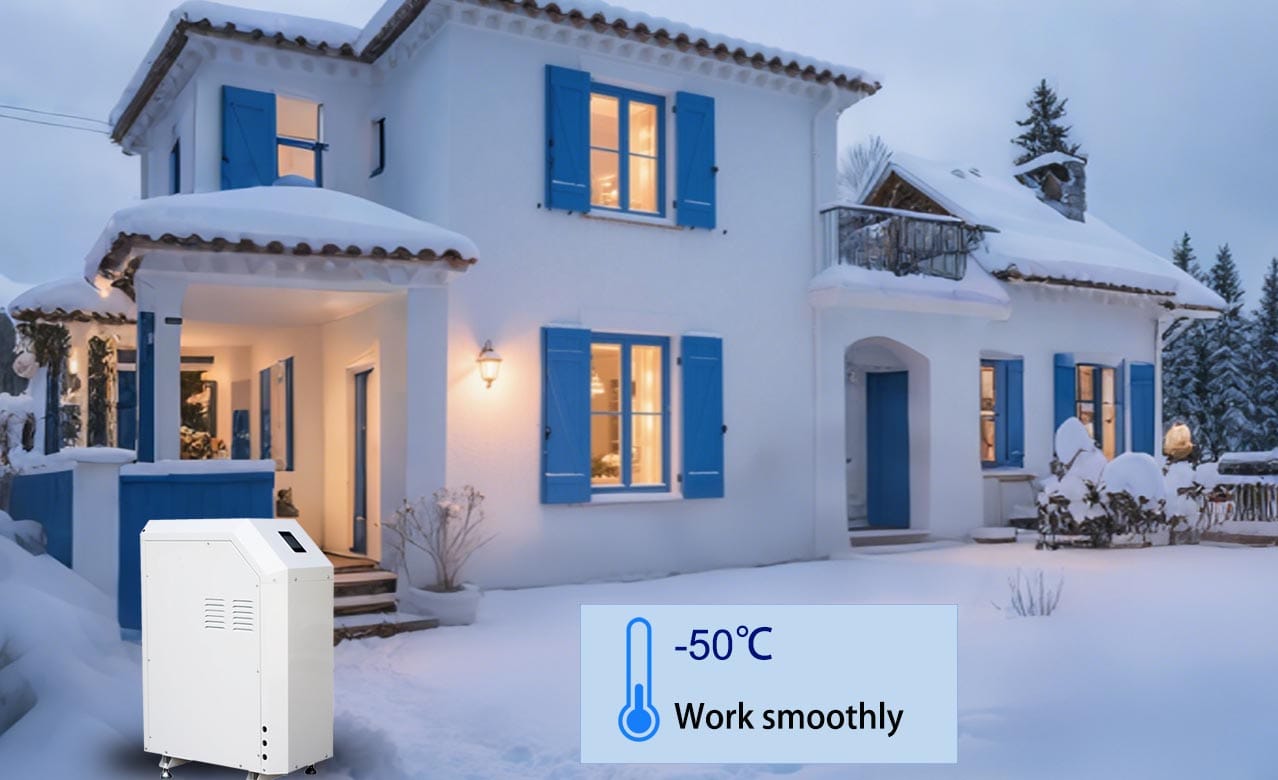 R290 inverter 70°C degree High temperature geo ground source water ...